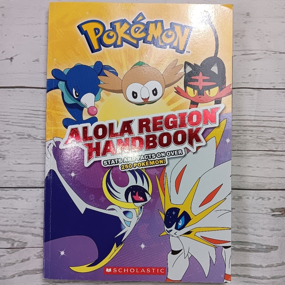 Video Games & Consoles | Official Pokemon Aloha Region Handbook Stats ...